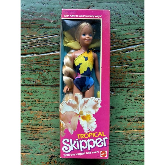 Mattel | Toys | Vintage Mattel 985 Tropical Skipper Barbie Doll 121 New ...